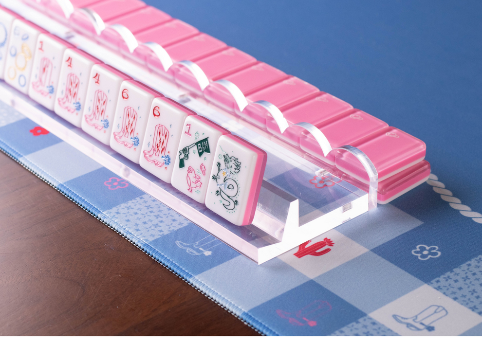 Gingham Mahjong Playing Mat – Miss Mahjong